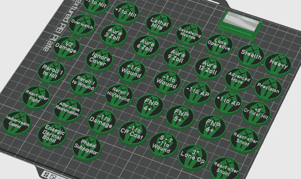 Necron Tokens by HaruiNyan MakerWorld: Download Free 3D Models