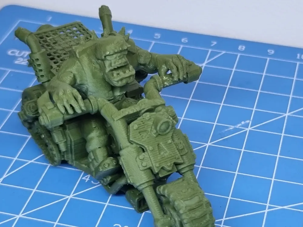 Orc Speed Trike Raider Miniature - Free 3D Print Model - MakerWorld