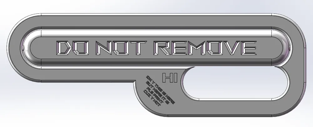 DO NOT REMOVE & PLS REMOVE SIGN by Jeff Jin - MakerWorld