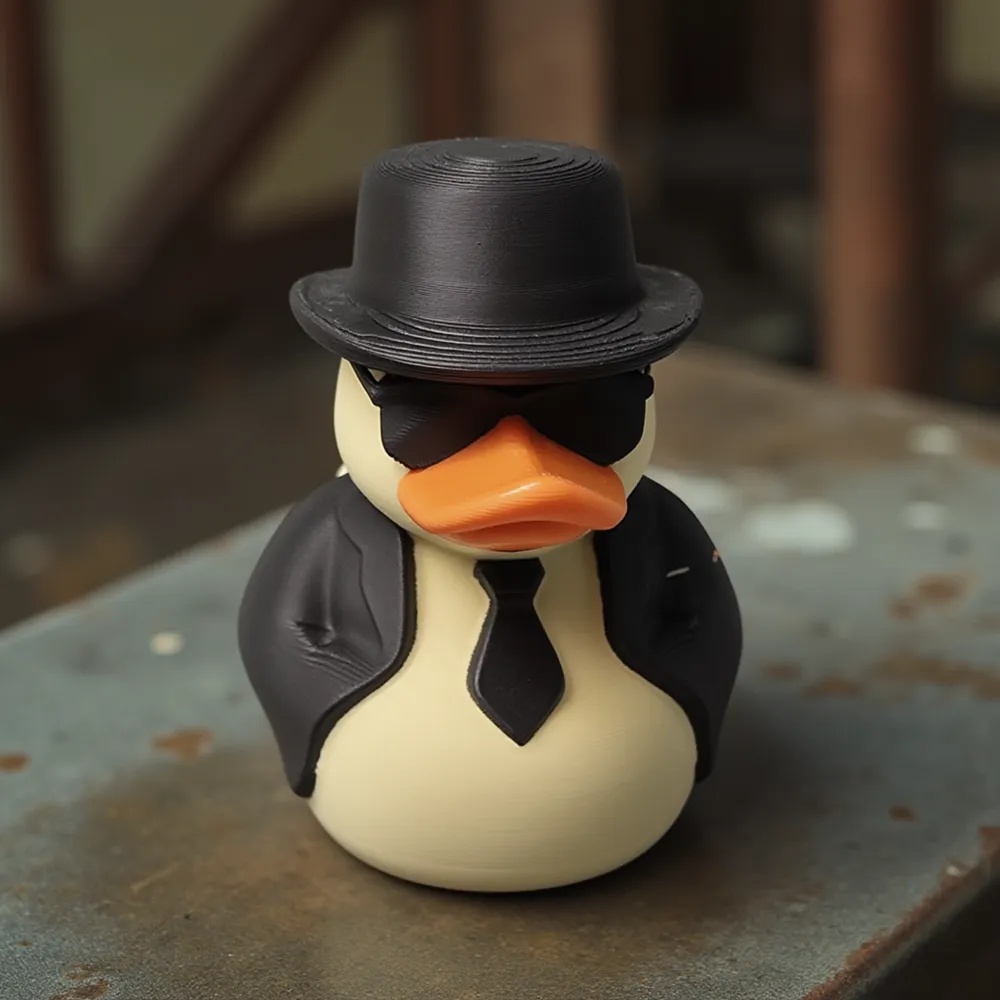The Blues Brothers Rubber Duck Toy Chicago Movies - Free 3D Print Model ...