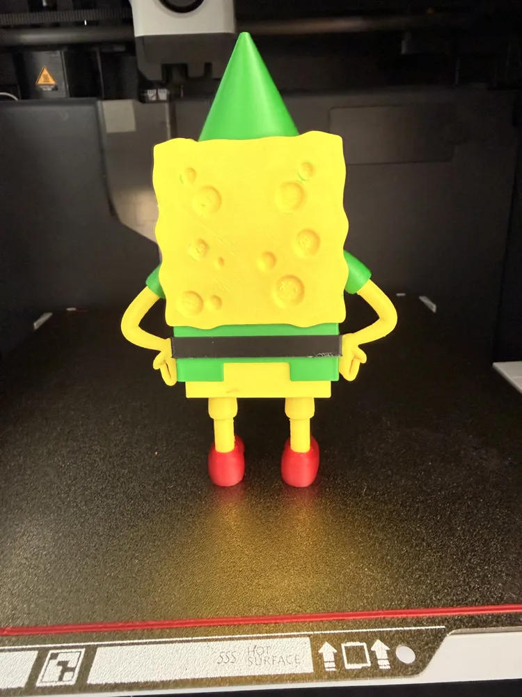 SpongeBob Schwammkopf ELF – Kostenloses 3D-Druckmodell – MakerWorld