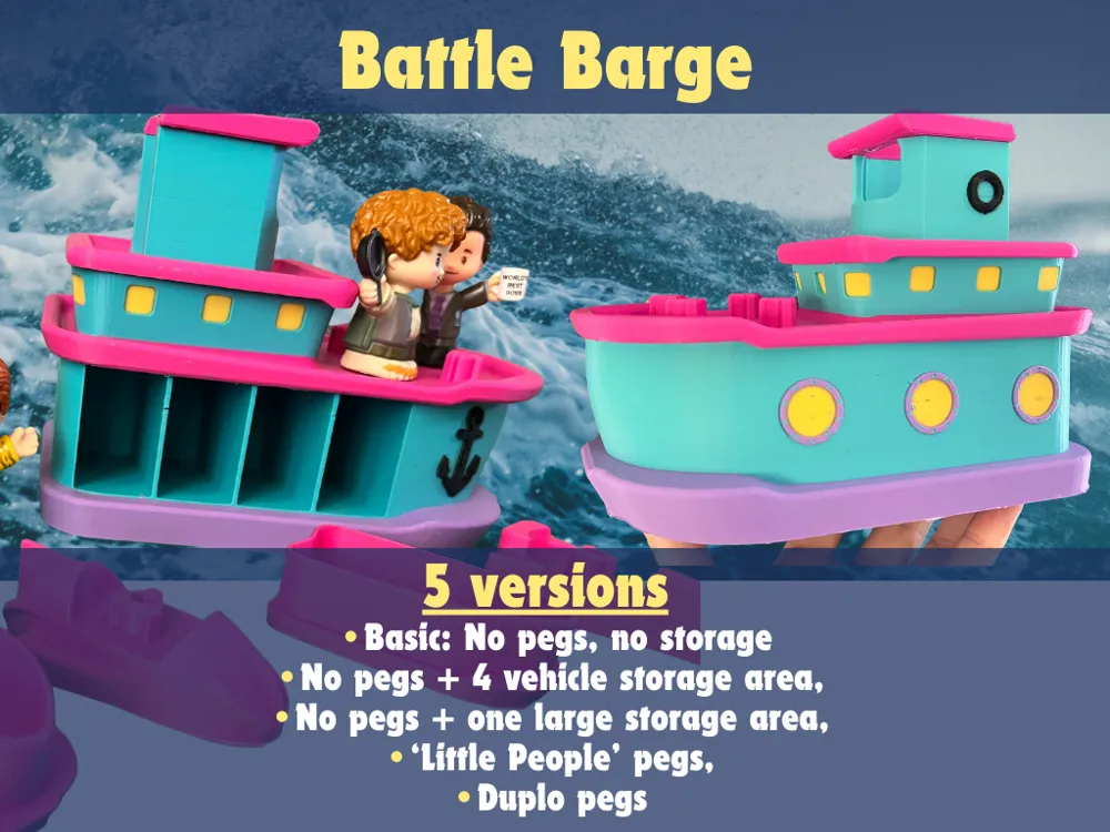 Baby's First Battle Barge by itsprestonm MakerWorld: Download Free 3D ...