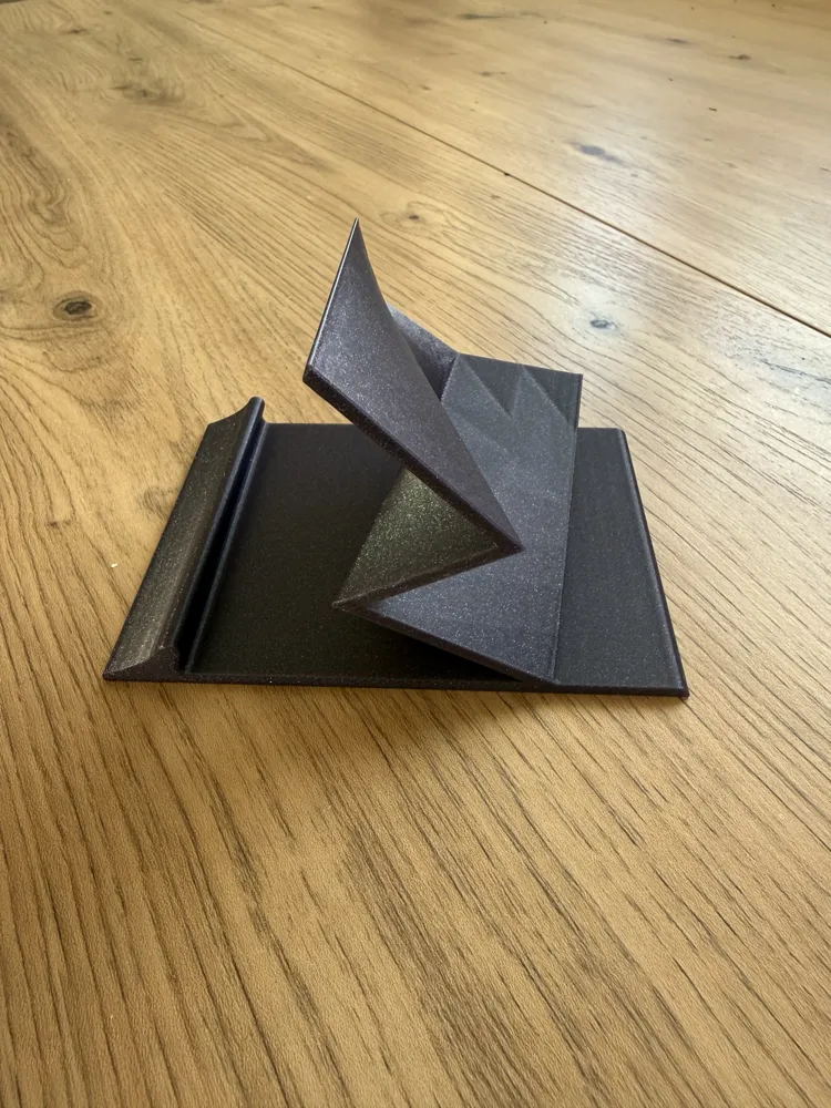 Support de téléphone effet de pliage / Support de téléphone - Modèle d ...