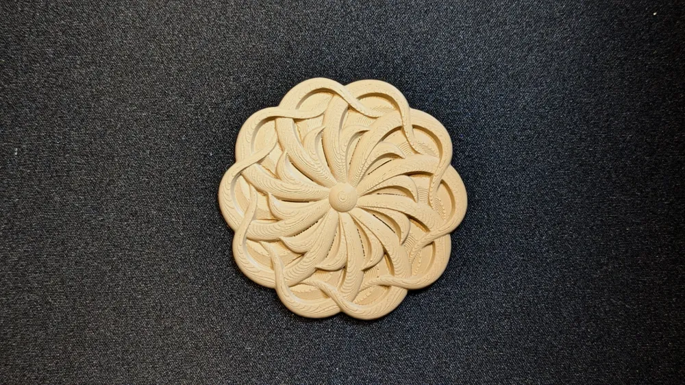 Decorative Rosette Molding by Wile E. 3D - MakerWorld