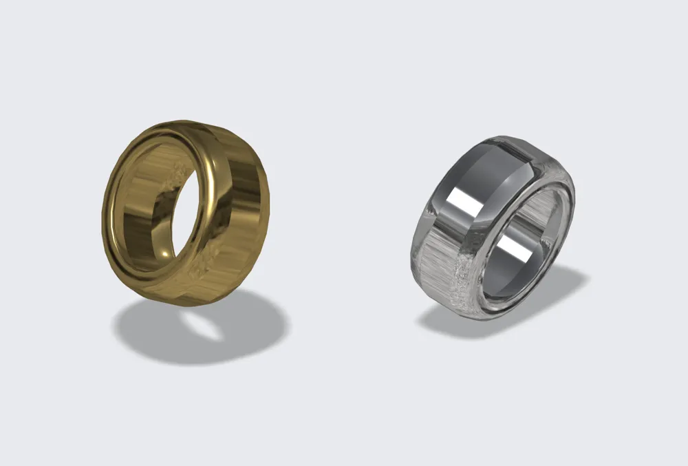 Spin Ring Fidget (Low Profile) - Free 3D Print Model - MakerWorld