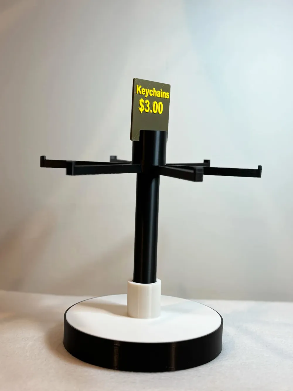 Spinning keychain display stand customizable V2! by Tinker Link ...