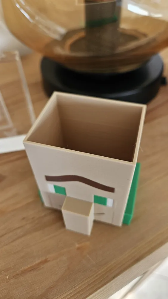 Minecraft Villager Pencil Holder by 3D_Onkel MakerWorld: Download Free ...