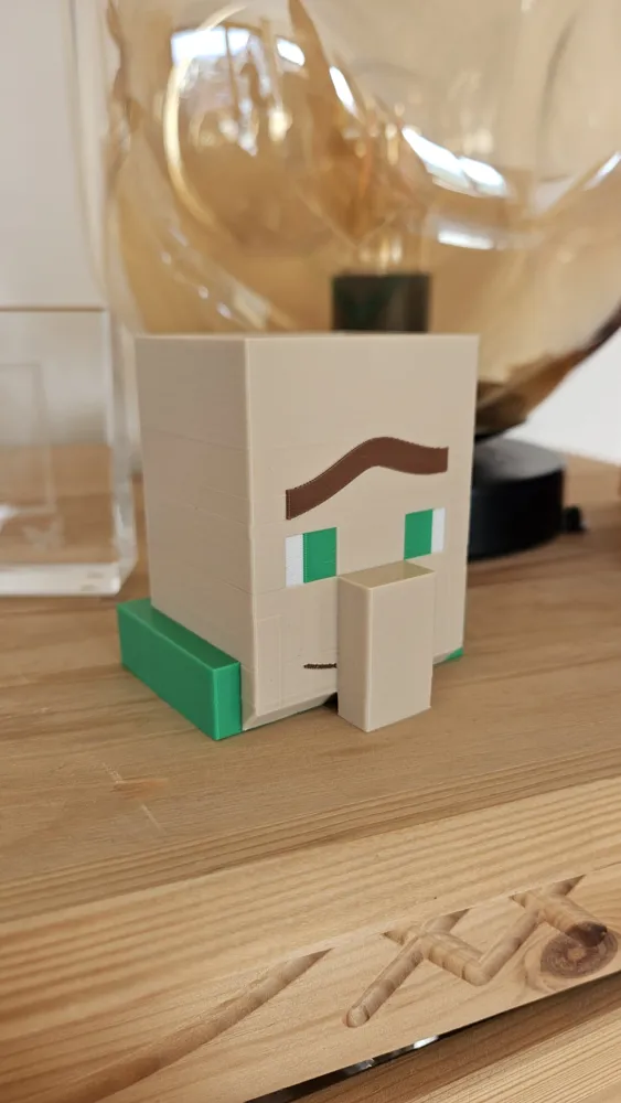 Minecraft Villager Pencil Holder by 3D_Onkel MakerWorld: Download Free ...