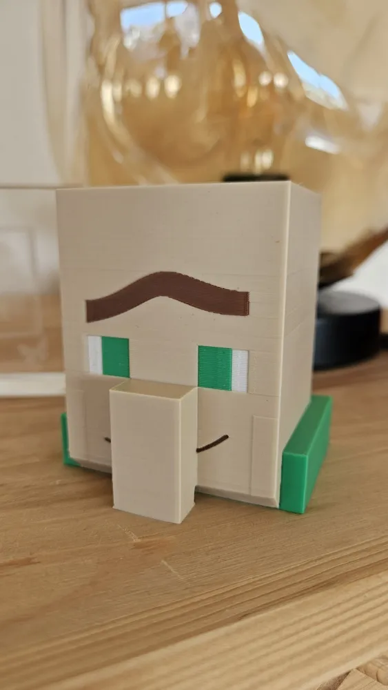 Minecraft Villager Pencil Holder by 3D_Onkel MakerWorld: Download Free ...