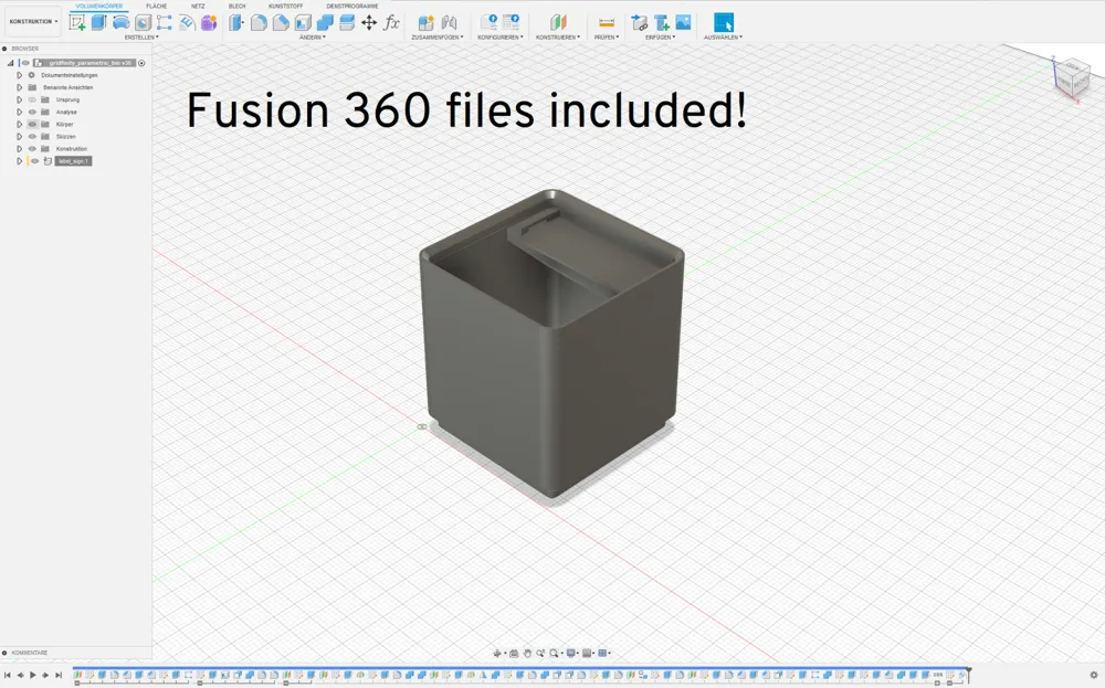 Swapfinity - Gridfinity Bins w/ Quick Swap Labels Remixed by Kanelloupou MakerWorld: Download ...