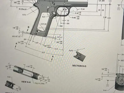 colt 1911 3d print model download - MakerWorld
