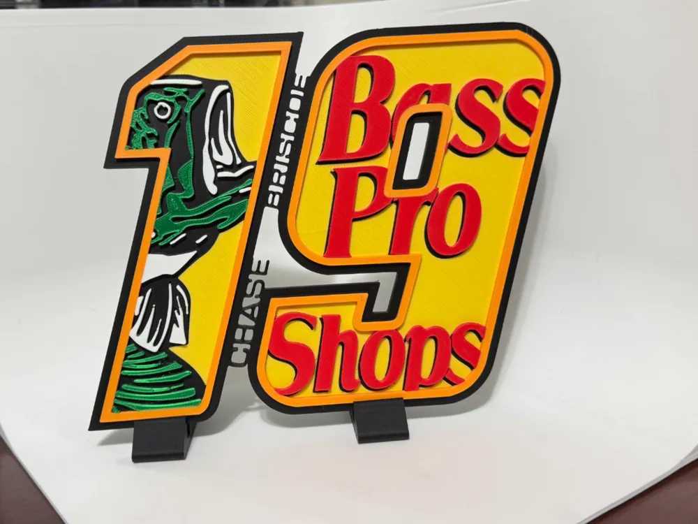 Chase Briscoe Bass Pro (6 Color) - Free 3D Print Model - MakerWorld