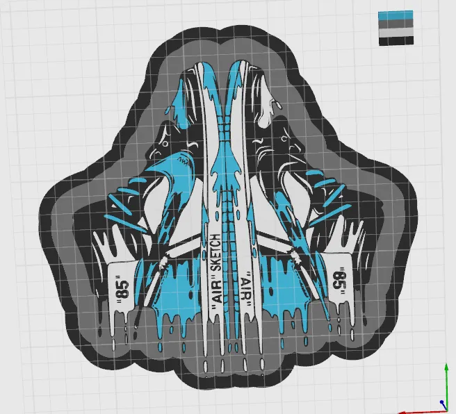 Drippy Nike Shoes by Nik - MakerWorld