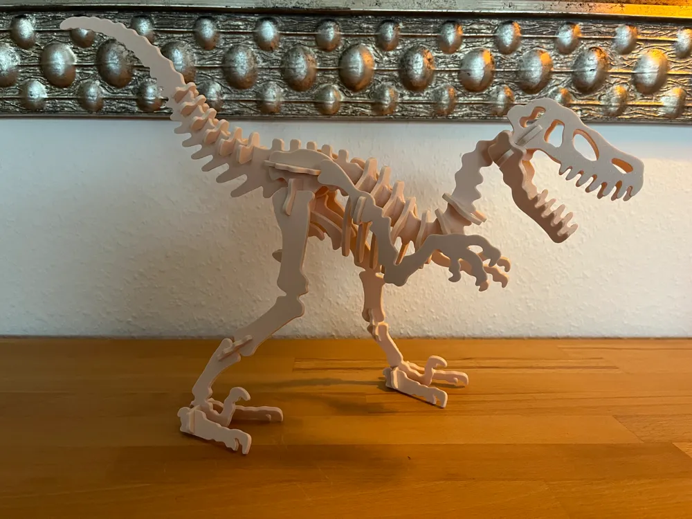 Velociraptor 3D Puzzle - Free 3D Print Model - MakerWorld