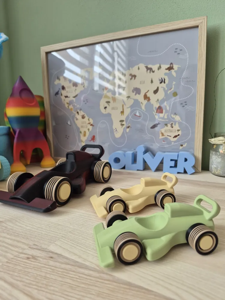 Toy Formula Cars – Easy Print - Free 3D Print Model - MakerWorld