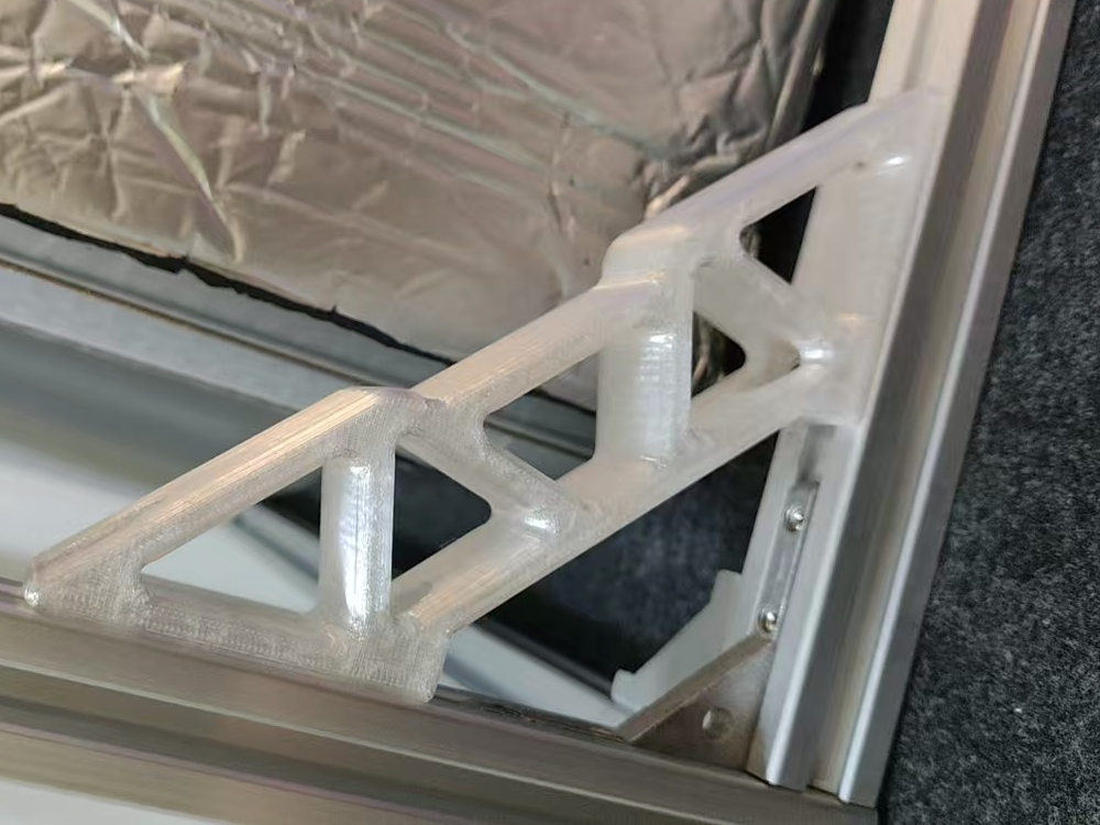 More stable 2020 aluminum profile 45-degree angled brace reinforcement ...