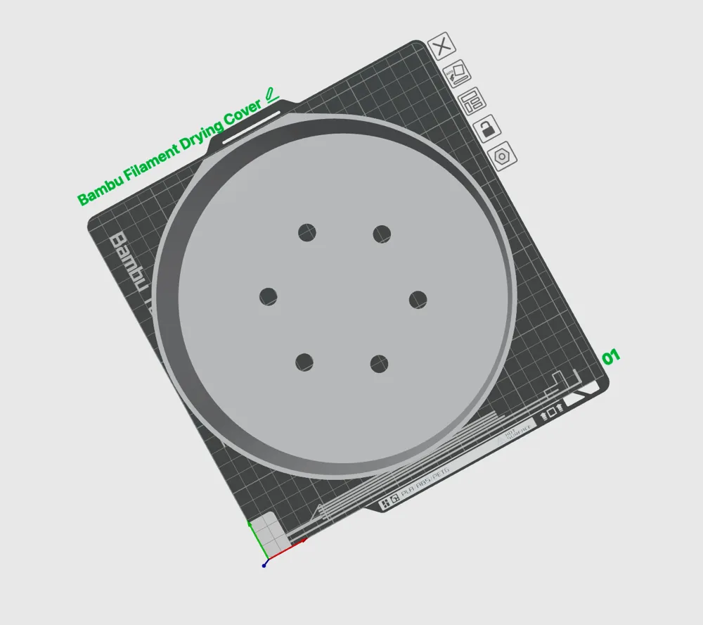 Bambu Filament Drying Cover by Settlers - MakerWorld