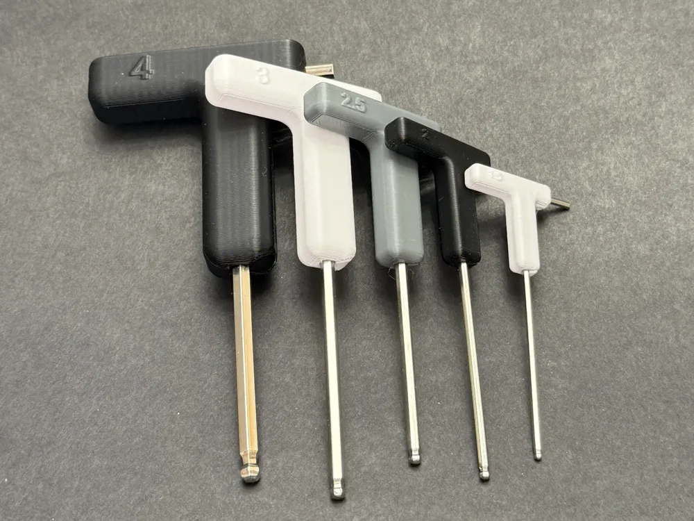 Hex Keys T-Handle Set 1.5 - 6mm For Bambu Lab by 3D-Vizja MakerWorld ...