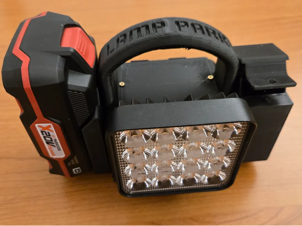 Lamp Park: super lamp & Parkside power bank - Free 3D Print Model ...