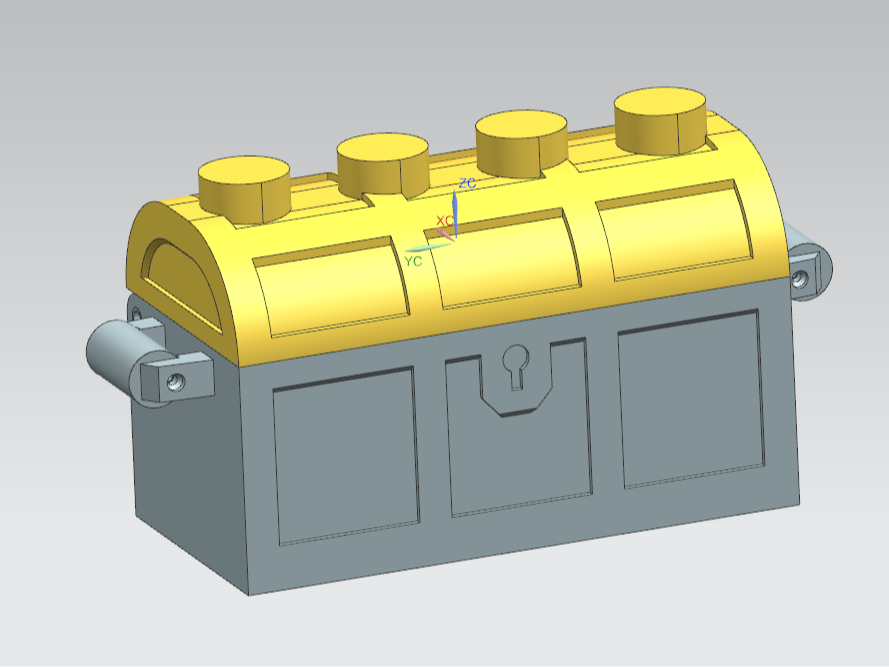 A rather large treasure chest (Lego scaled up) by H MakerWorld ...
