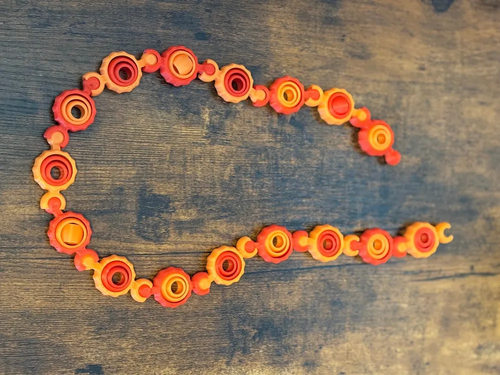 Snap Chain Fidget Toy by Penguin3D - MakerWorld