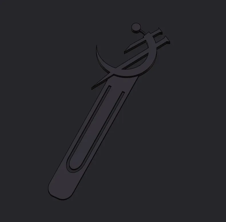 Mistborn Gold Symbol Bookmark by AwonAtuh - MakerWorld