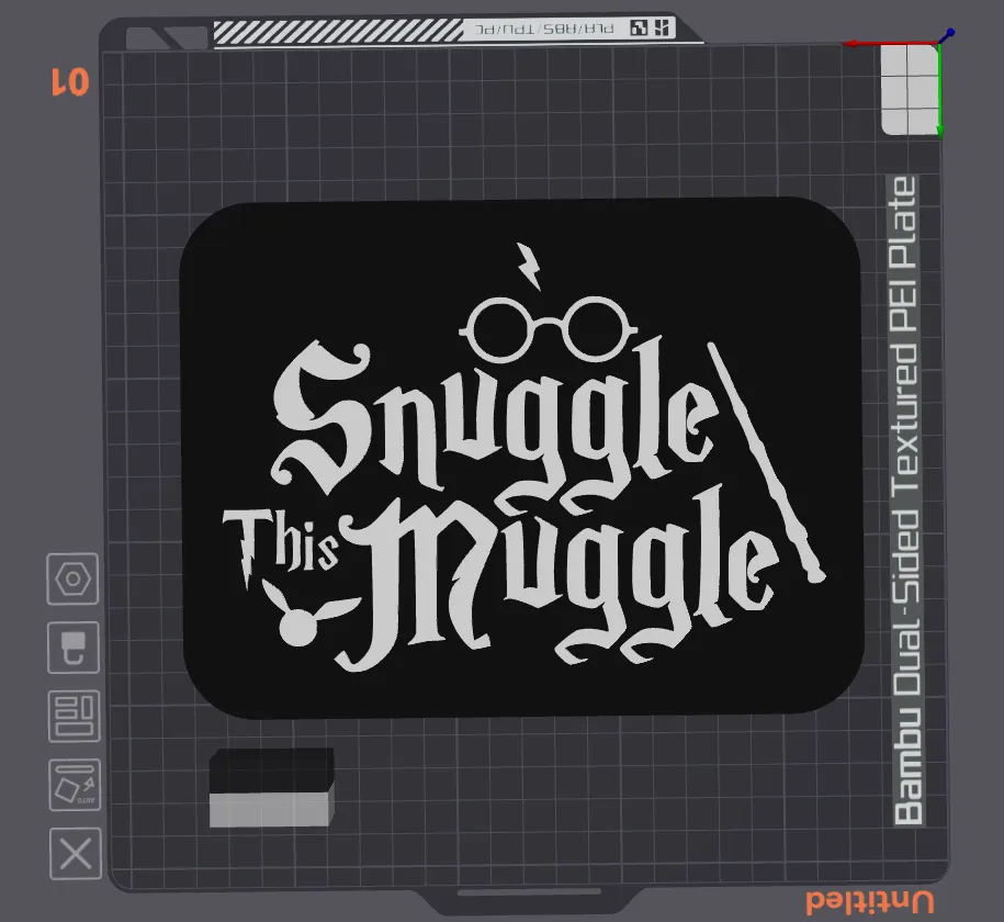 LEDBOX Snuggle This Muggle (Harry Potter) by Teemo3D - MakerWorld