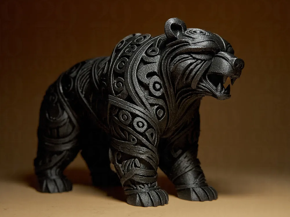 Designer BEAR Sculpture - Free 3D Print Model - MakerWorld