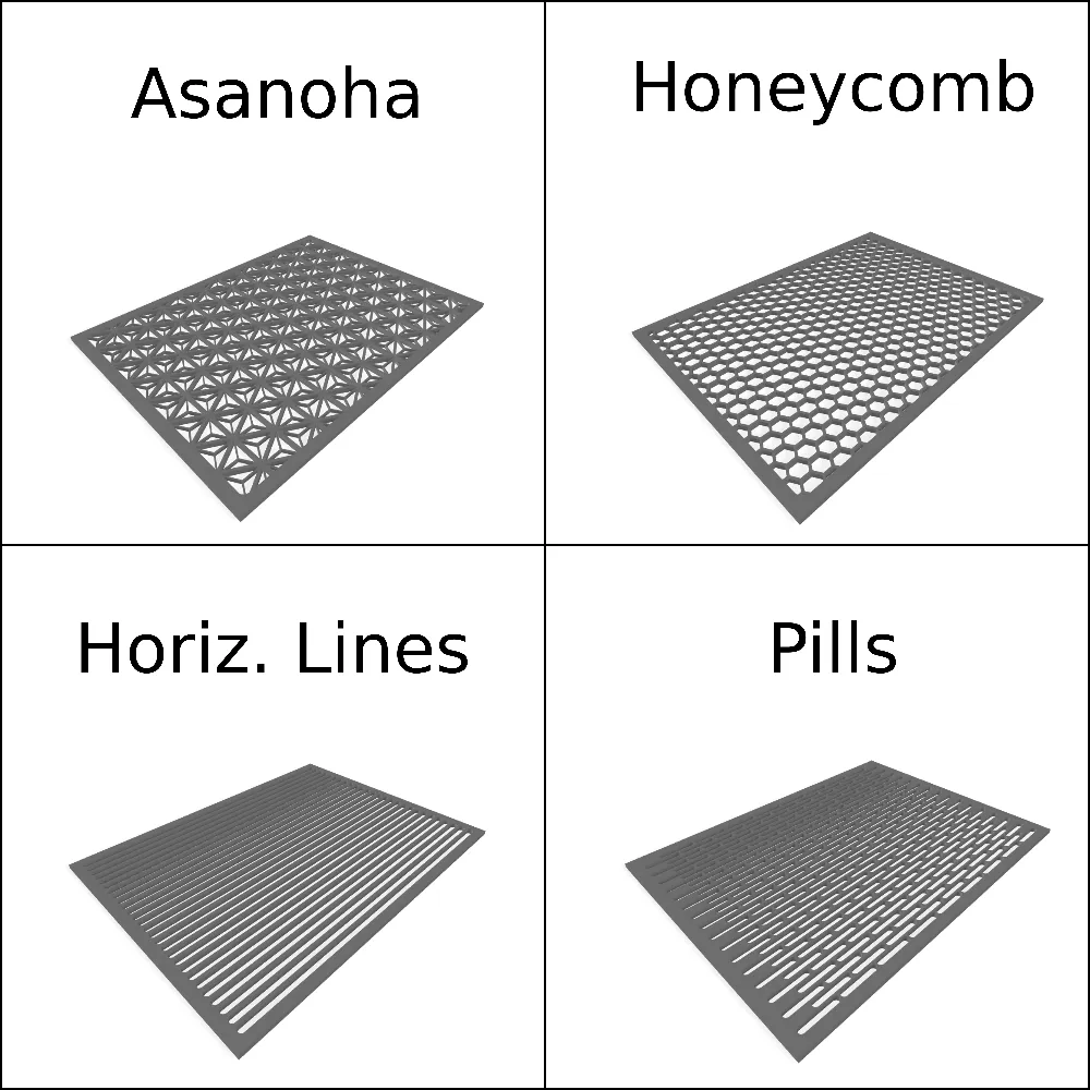 Lab Rax mesh Top & Bottom Panel | parametric depth by Kiwiworks ...
