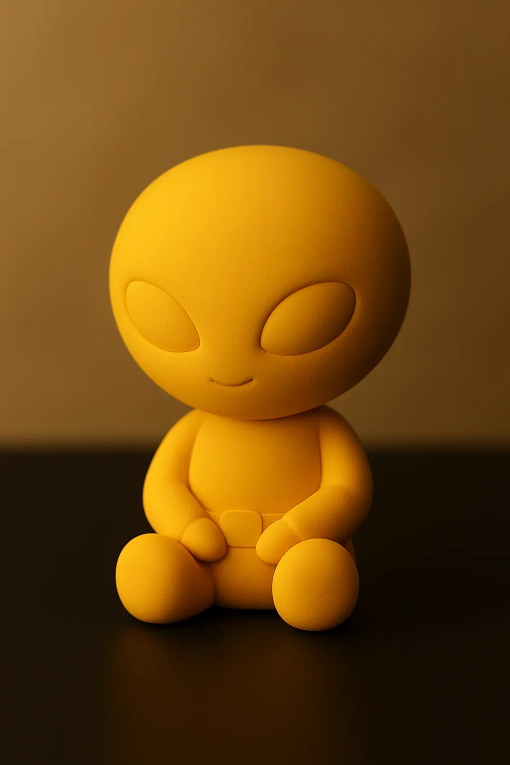 Mini Alien – Cute Desk Figurine - Free 3D Print Model - MakerWorld