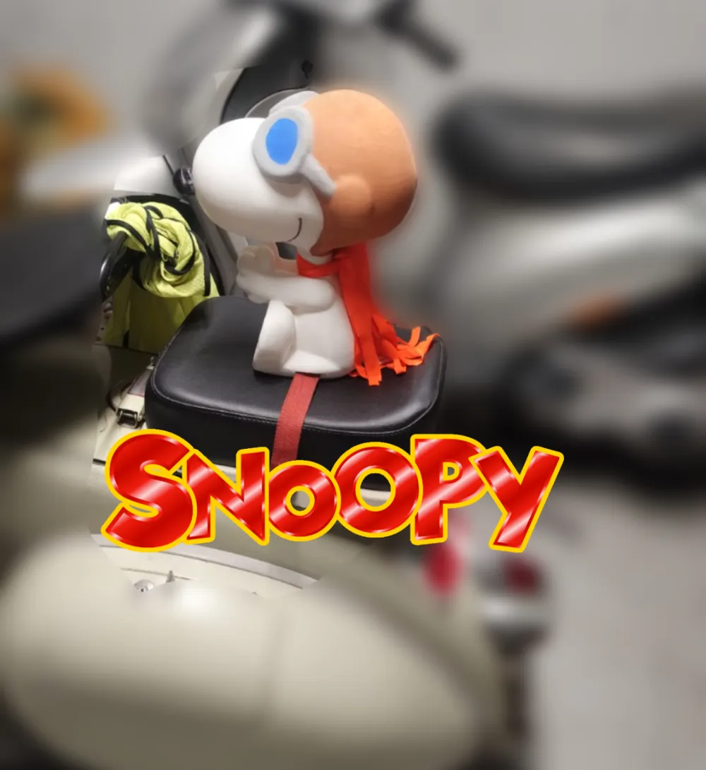Snoopy Motorcycle decoration (or other) - Free 3D Print Model - MakerWorld
