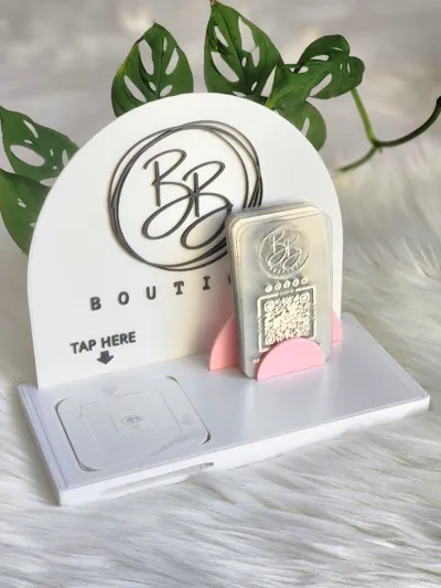Square Reader + Business Card Display Stand by B3D Studio - MakerWorld