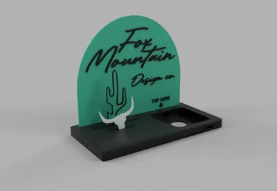 Square Reader + Business Card Display Stand by B3D Studio - MakerWorld