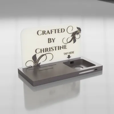 Square Reader + Business Card Display Stand by B3D Studio - MakerWorld