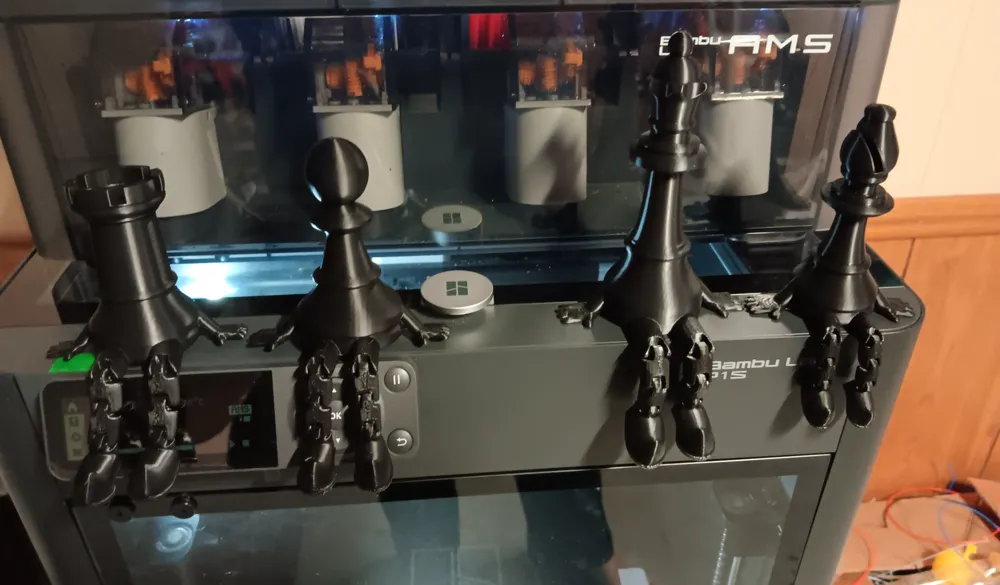 Articulated Chess buddy by AmishAtlas Designs - MakerWorld