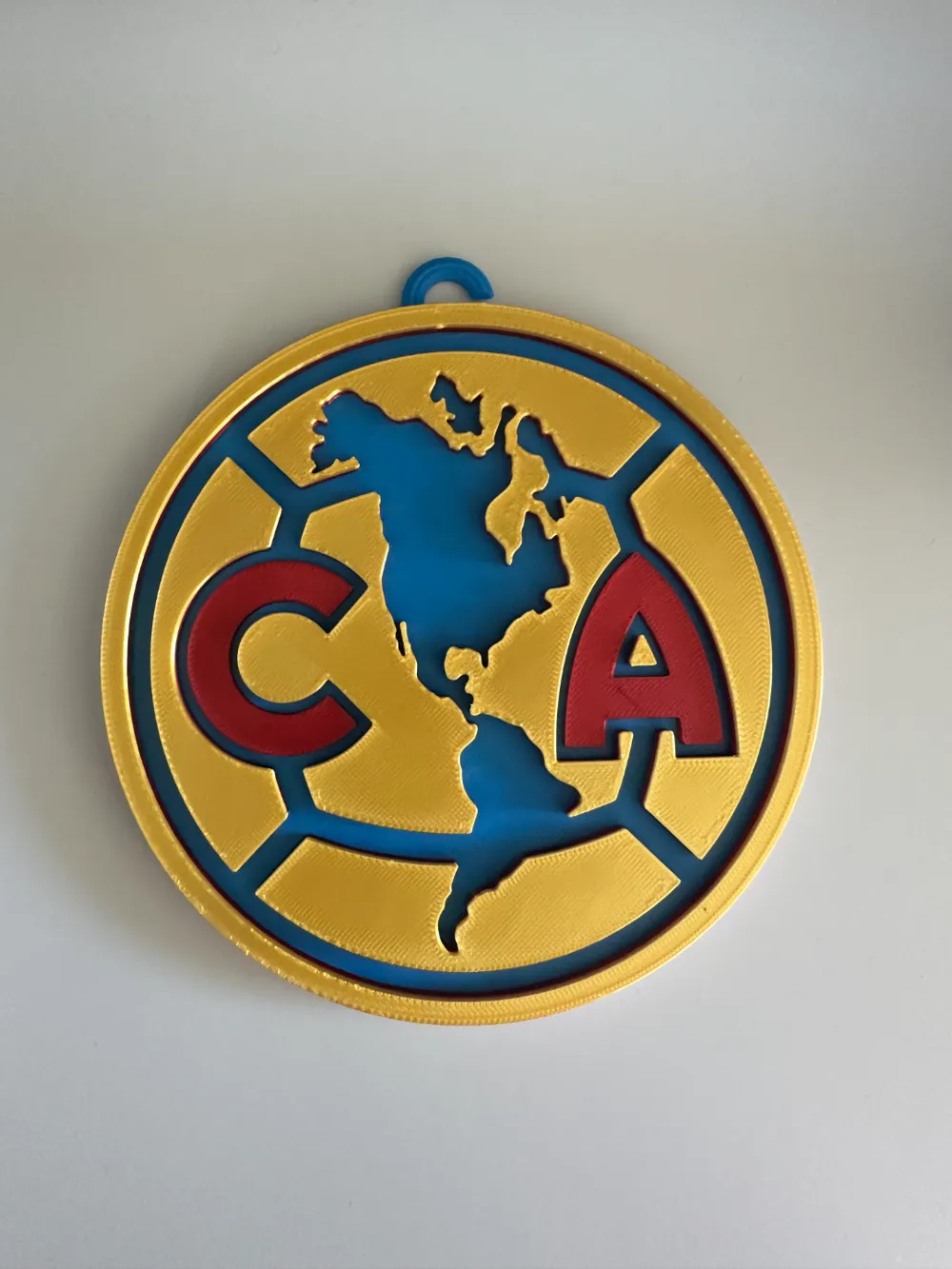 Club America Pendant & Chain - Free 3D Print Model - MakerWorld