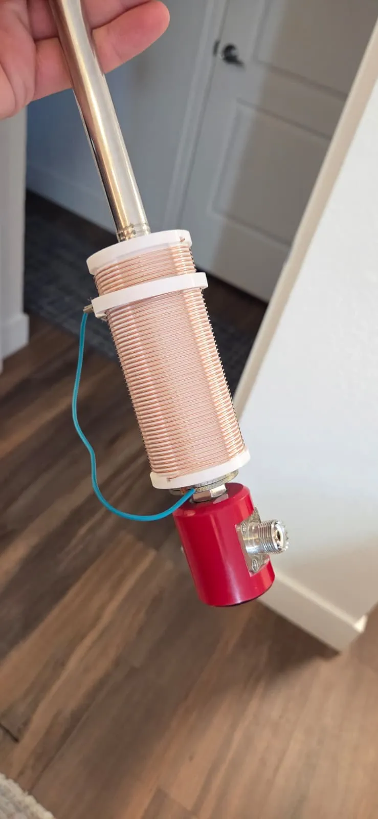 Loading Coil for 5.2M or 18.4ft whip antenna - Free 3D Print Model ...
