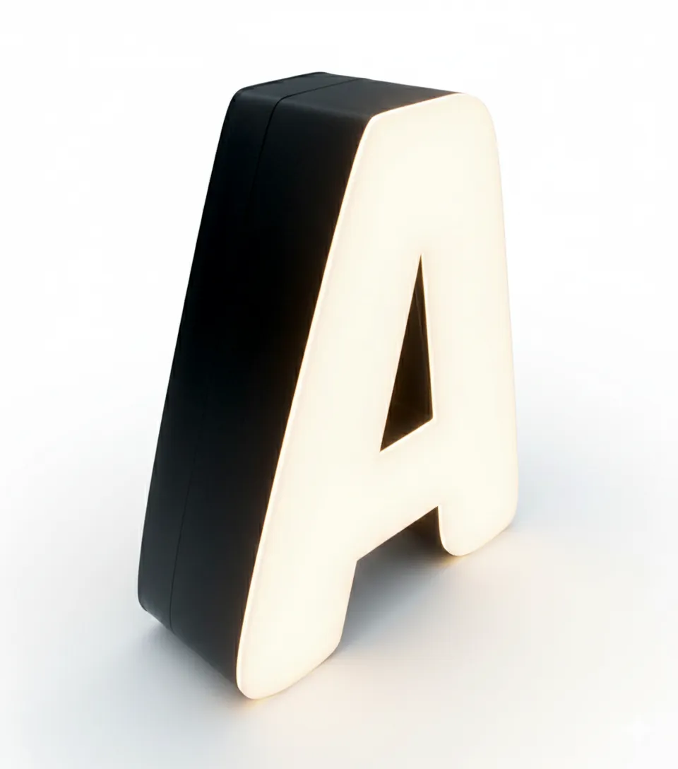 3D LED Letters – Complete Alphabet (A-Z) - Free 3D Print Model - MakerWorld
