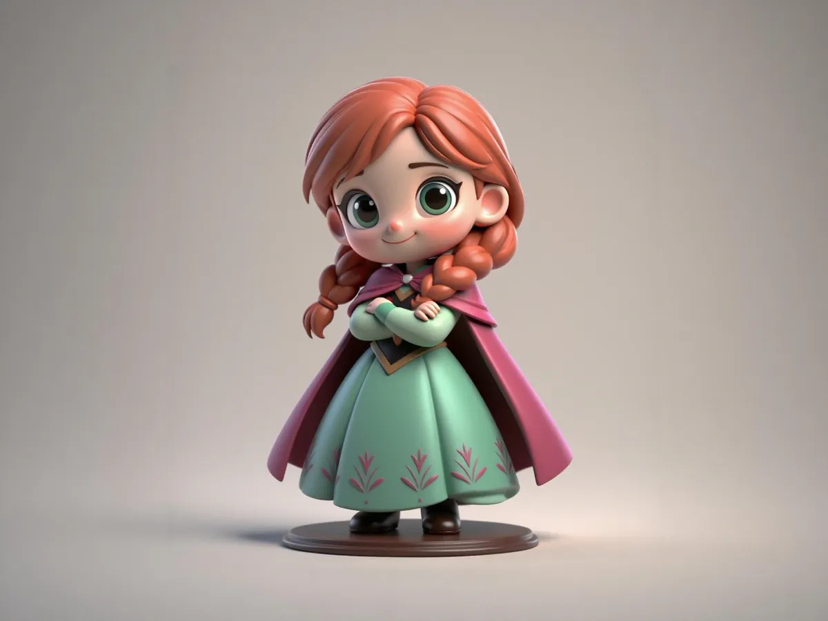 Anna - Frozen - Q-version Disney Animated Movie Princess Series ...