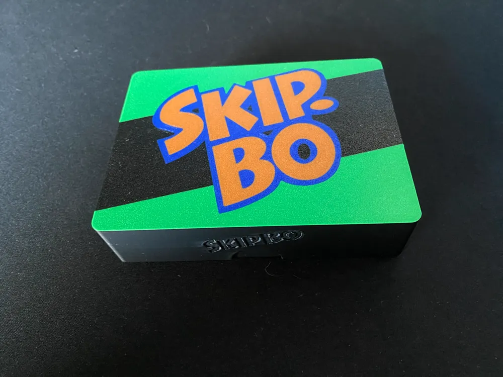 Skip bo card box by JDB DesignMakerWorld: Download Free 3D Models