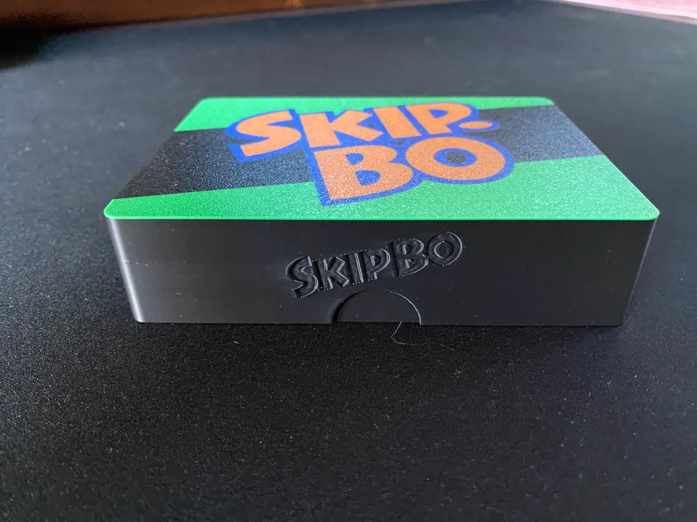 Skip bo card box by JDB DesignMakerWorld: Download Free 3D Models