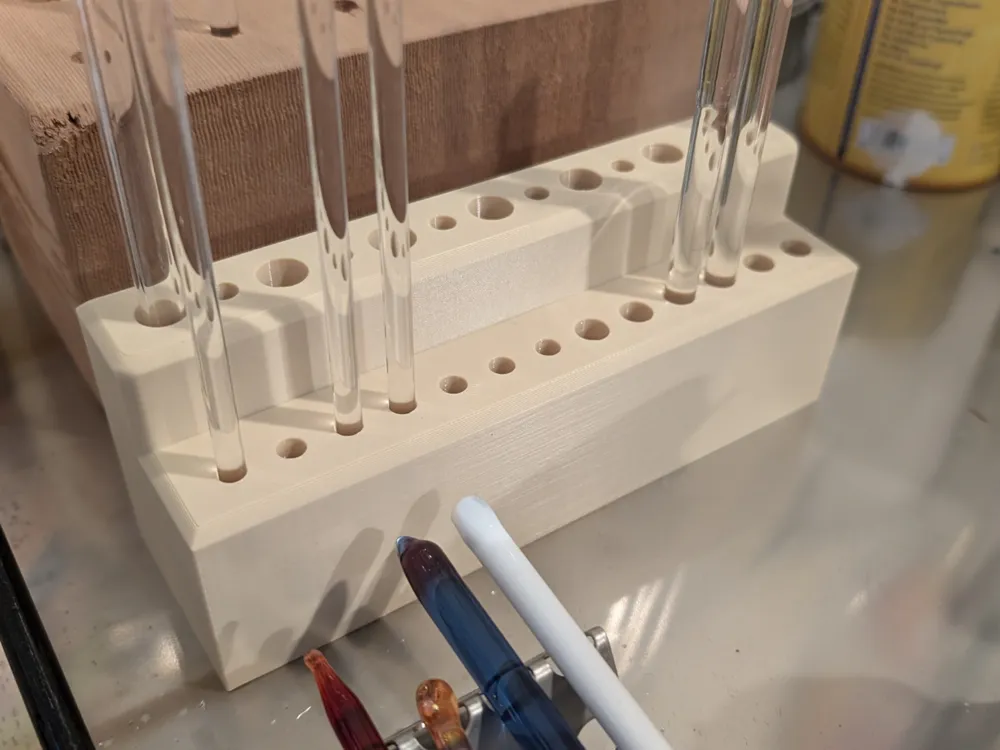 Rod holder for glass rods / prep / etc by HPGlass - MakerWorld