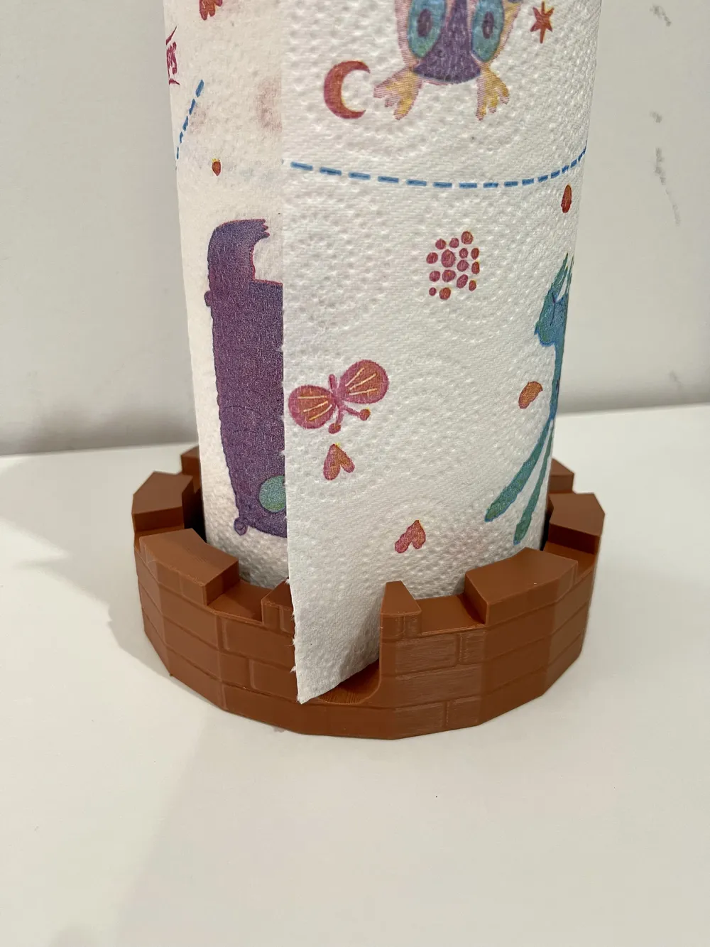 Super Mario flag tower | roll holder - Free 3D Print Model - MakerWorld