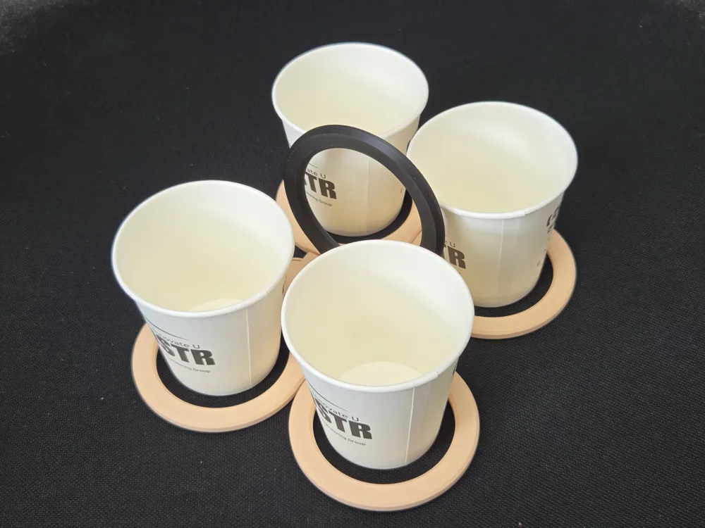 Butterfly 4Cups Carrier foldable - Free 3D Print Model - MakerWorld