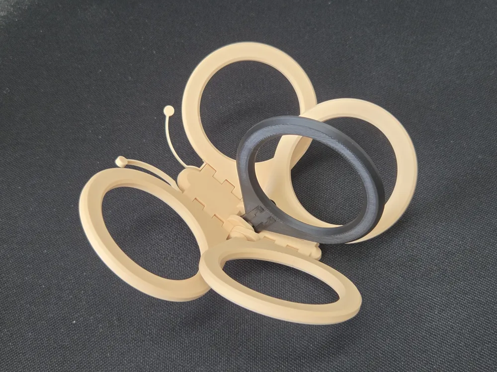Butterfly 4Cups Carrier foldable - Free 3D Print Model - MakerWorld