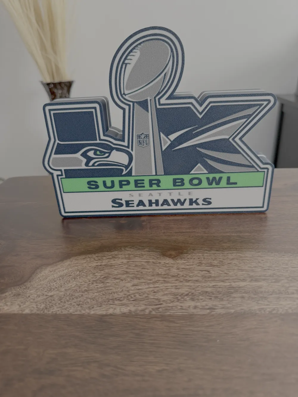 Seattle Seahawks Lightbox Super Bowl 2026 LX - Free 3D Print Model ...