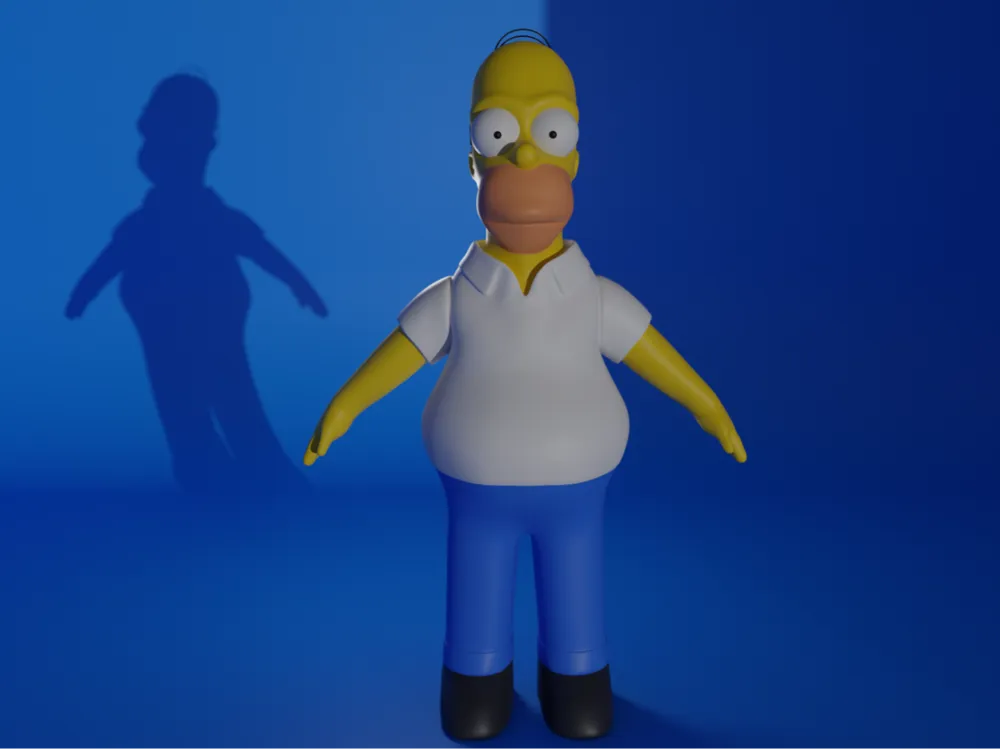 Homer Simpson - Homero Simpson - Free 3D Print Model - MakerWorld