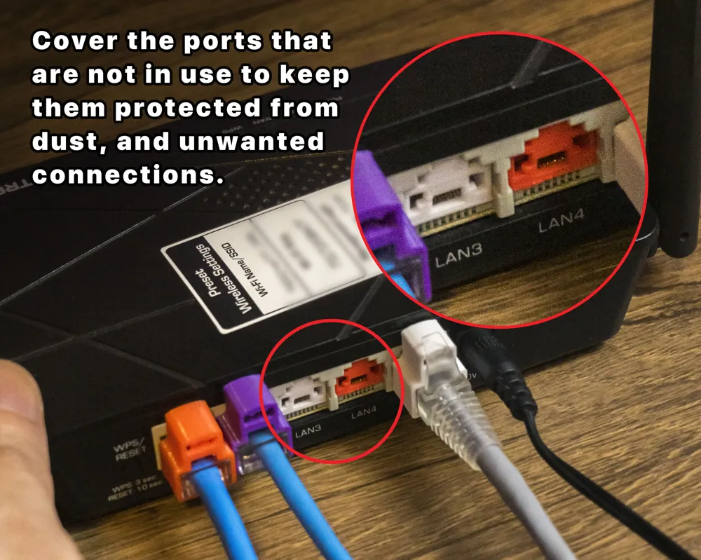 RJ45 Ethernet Port Lock v1.0 by MM 3D Lab MakerWorld: Download Free 3D ...