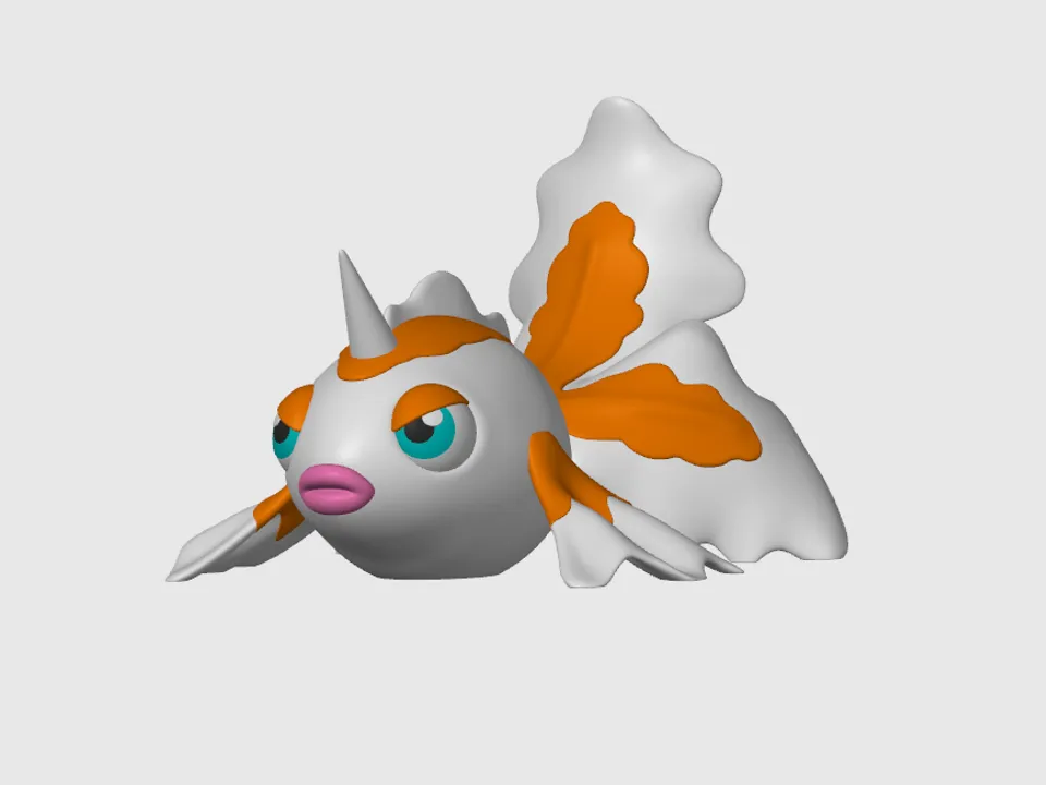 Goldeen Multicolor - Free 3D Print Model - MakerWorld