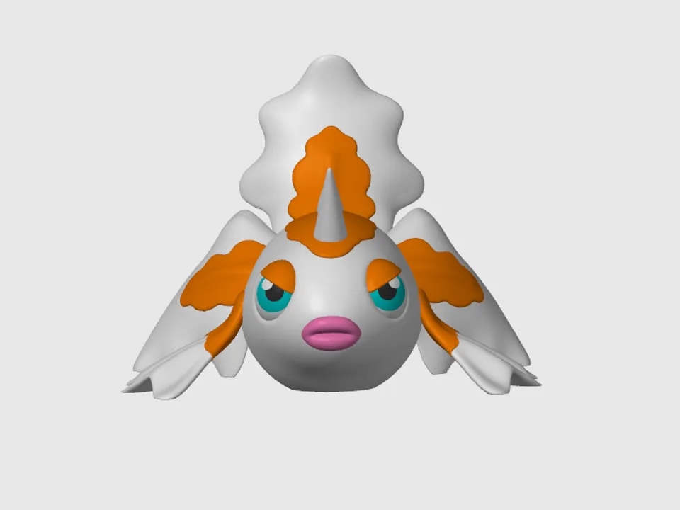 Goldeen Multicolor - Free 3D Print Model - MakerWorld